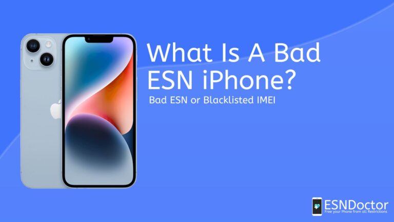 What is a Bad ESN iPhone?